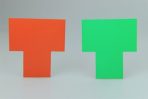 Red Green Tee Cards Large Tab - TXM Lean Solutions